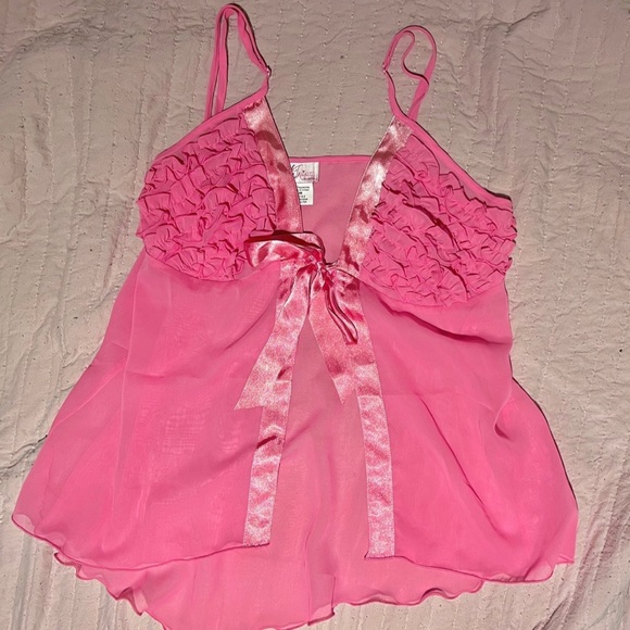 Vx Intimate | Intimates & Sleepwear | Vx Intimate Pink Lingerie Cami ...